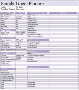 8 Free Trip Schedule Templates in MS Word and MS Excel