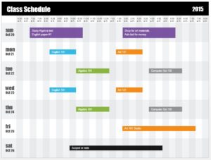 16 Free Course Schedule Templates in MS Word and MS Excel