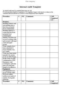 6 Free Audit Schedule Templates in MS Word and MS Excel