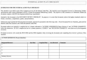 6 Free Audit Schedule Templates in MS Word and MS Excel