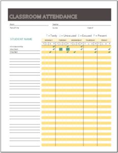 5+ Free Class Schedule Templates in MS Word, Excel and PDF Format
