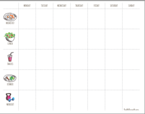 9 Free Fitness Schedule Templates in MS Word and MS Excel Format